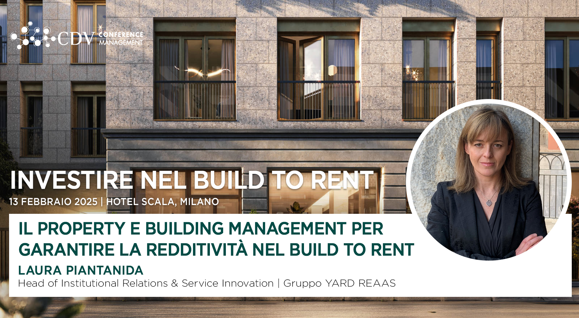 Laura Piantanida speaker al convegno “Investire nel Build to Rent” di ...